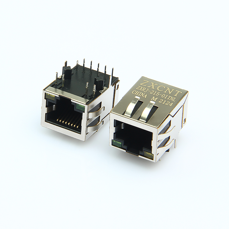 RJ45集成千兆 带灯带弹网络插座 - 深圳市朱讯电子有限公司