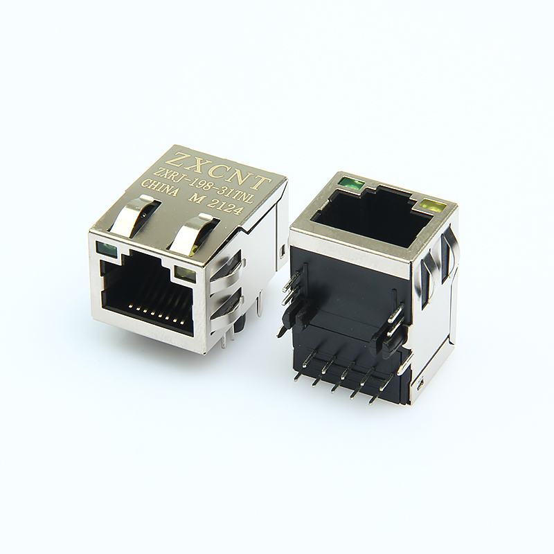 rj45 female POE connector 100Mbps - 深圳市朱讯电子有限公司